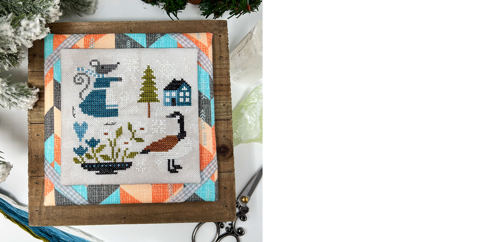 Modern Cross Stitch Patterns - Cross Stitch Tutorials - Tiny Modernist ...