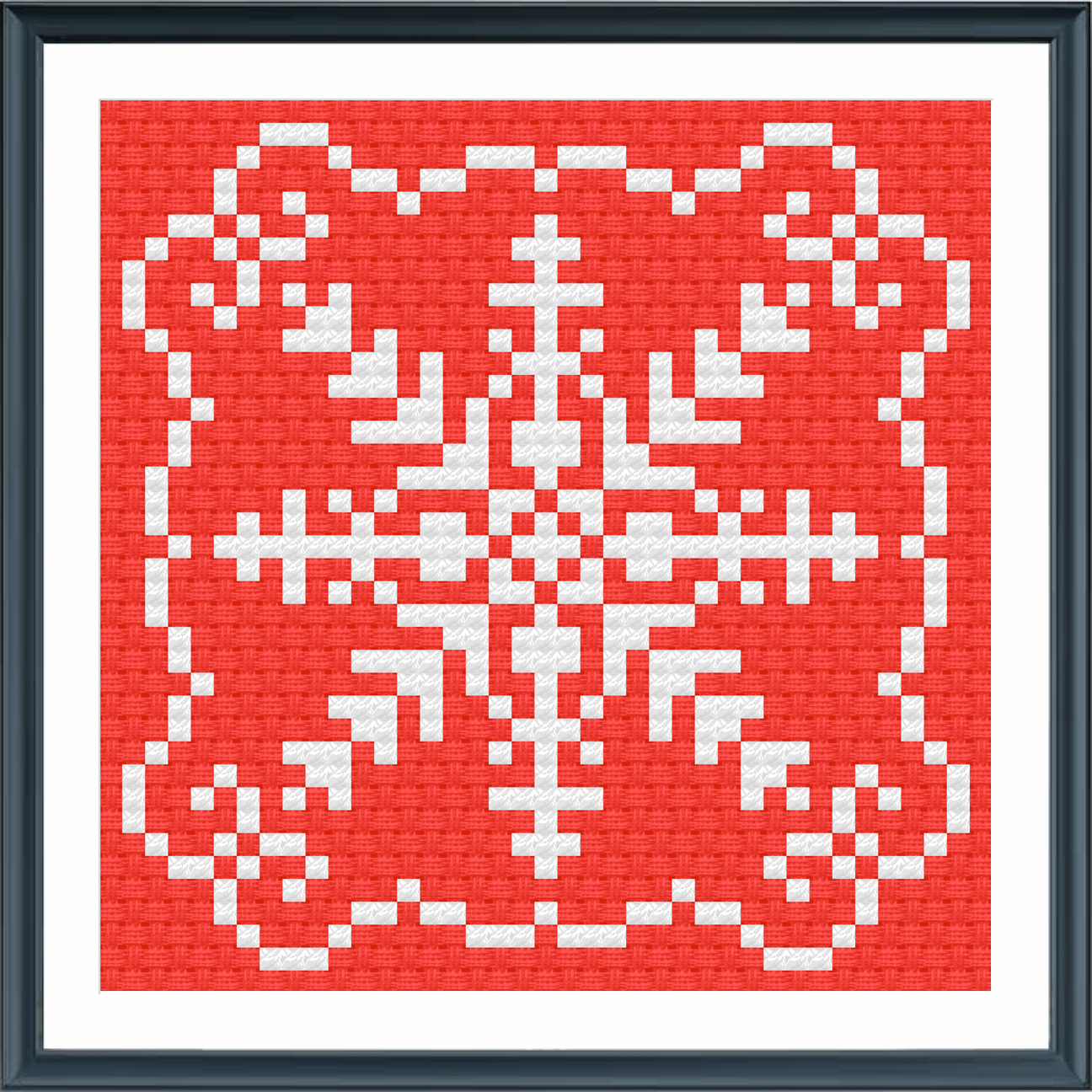 Modèles de point de croix GRATUITS – Tiny Modernist Cross Stitch