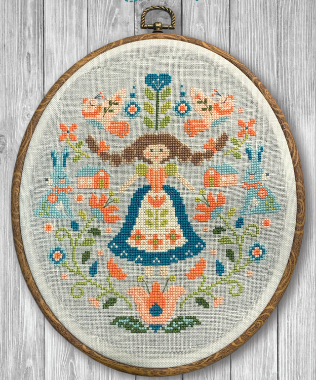 Folk Art Sampler Cross Stitch PDF Instant Download – Tiny Modernist ...