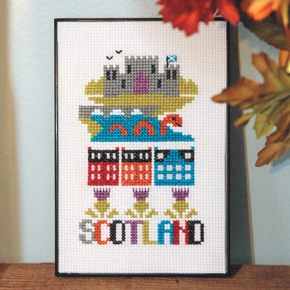 Scotland Cross Stitch Pattern – Tiny Modernist Cross Stitch