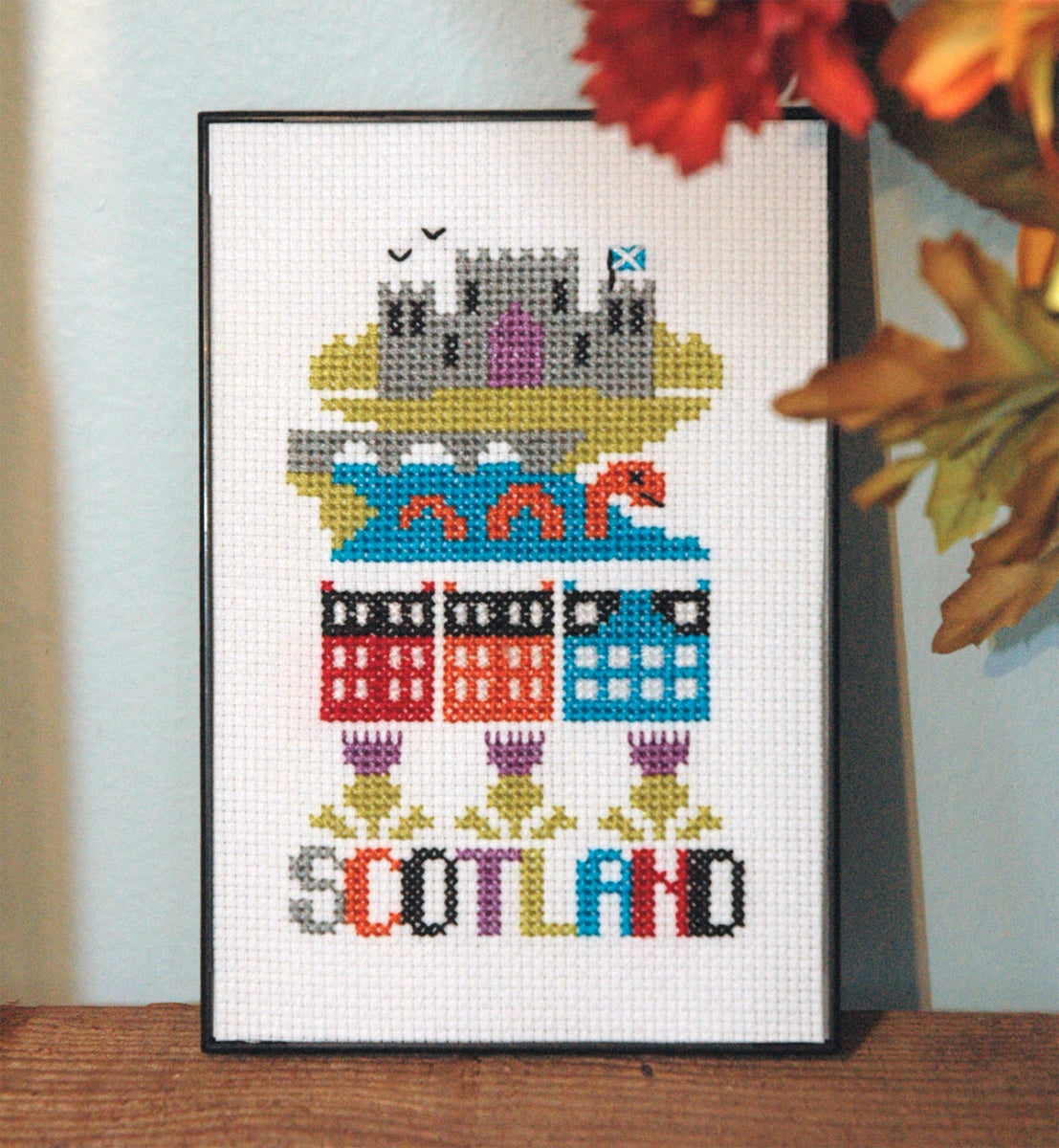 Scotland Cross Stitch Pattern – Tiny Modernist Cross Stitch
